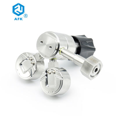 SS316 Single Stage Pressure Regulator Inline High Flow Pressure Regulator