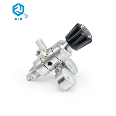 Adjustable High Pressure Dual Stage Pressure Regulator With Gauge Ball ...