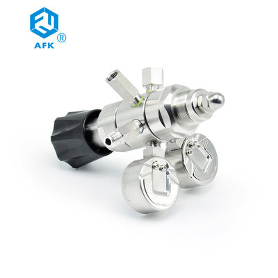 Adjustable High Pressure Dual Stage Pressure Regulator With Gauge Ball ...