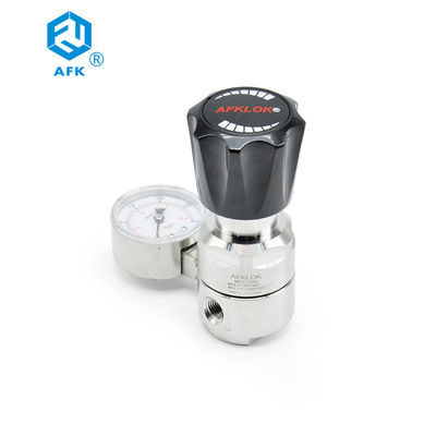 Adjustable Propane Air Pressure Regulator Stainless Steel 316L Industrial Gas Regulator