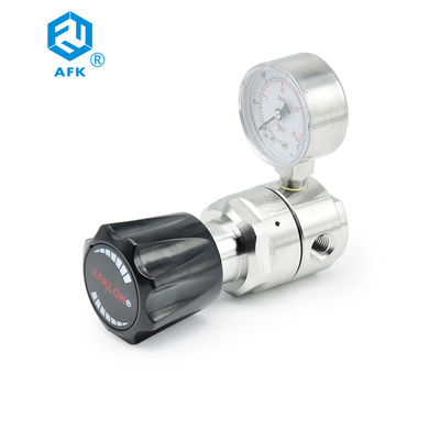 Adjustable Propane Air Pressure Regulator Stainless Steel 316L Industrial Gas Regulator