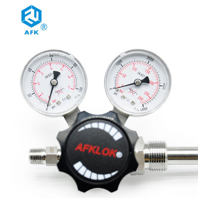High Pressure Co2 Stainless Steel Pressure Regulator 4000psi Inlet Range