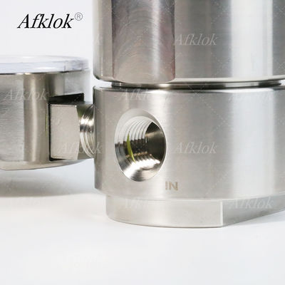 Adjustable Stainless Steel Back Pressure Valve 300psi Oxygen Nitrogen ...