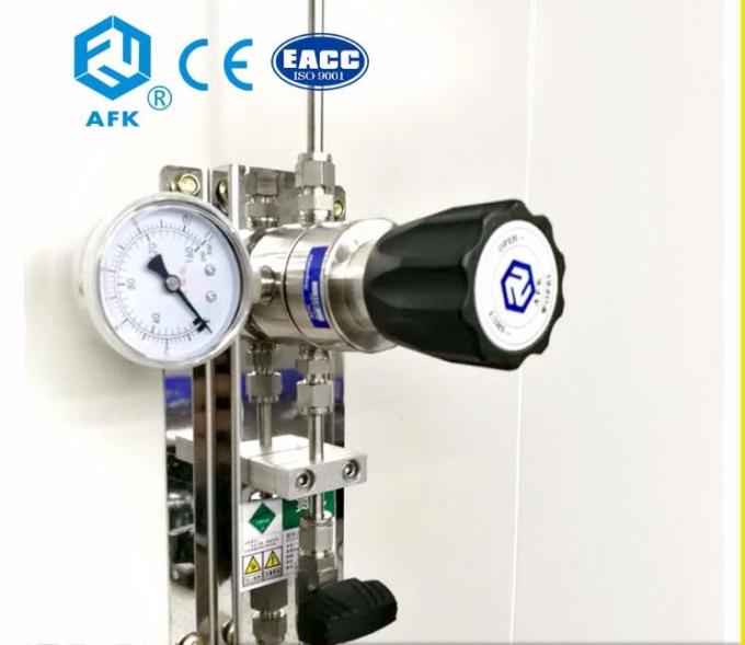 SS Dual Stage Argon Gas Manifold , Viton O - Ring Pressure Control Panel