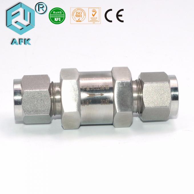 One Way Strainer Nitrogen Gas Filter Max Working Temperature 204℃