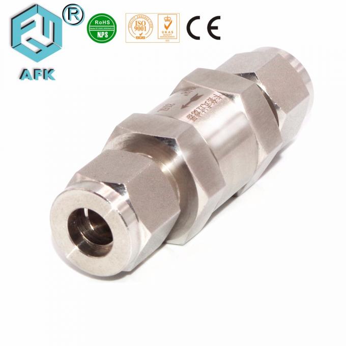 One Way Strainer Nitrogen Gas Filter Max Working Temperature 204℃