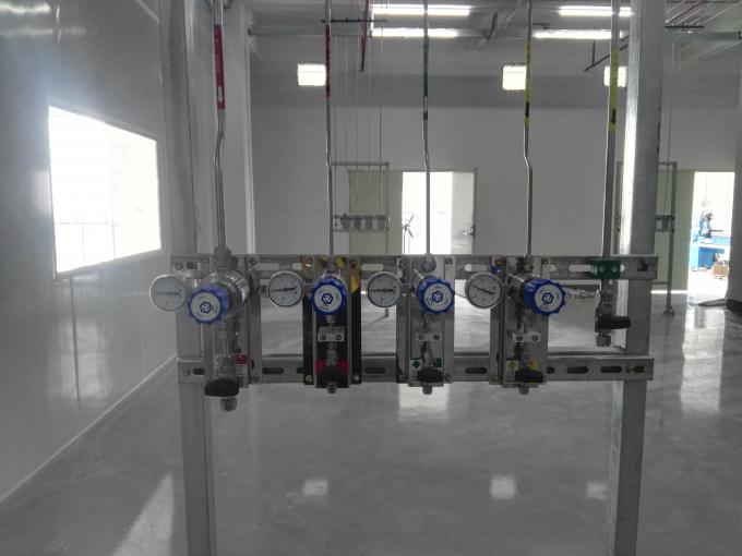 High pressure gas control panel stainless steel 316L argon gas pressure ...