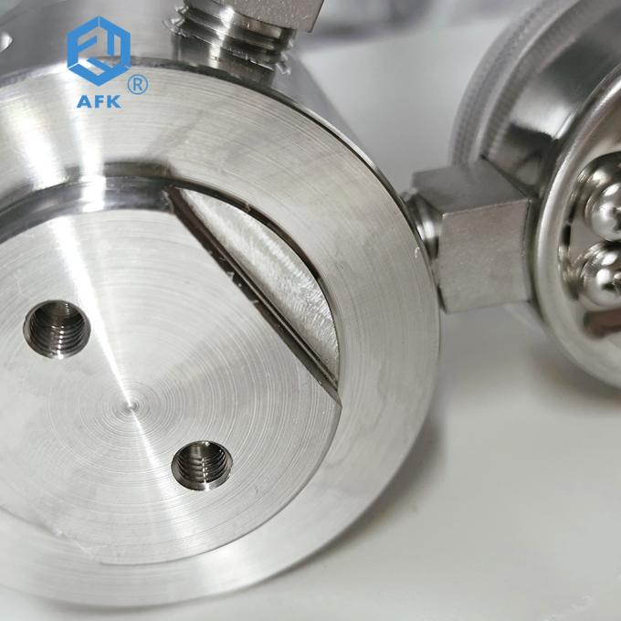 PCTFE PTFE Stainless Steel Pressure Regulator 1000PSI 600Psi Double Gauges