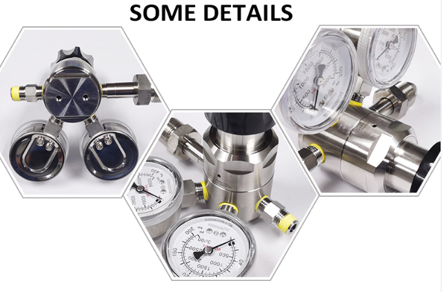 AFK Nitrogen SS Single Stage Pressure Regulator High Pressure 350 Bar ...